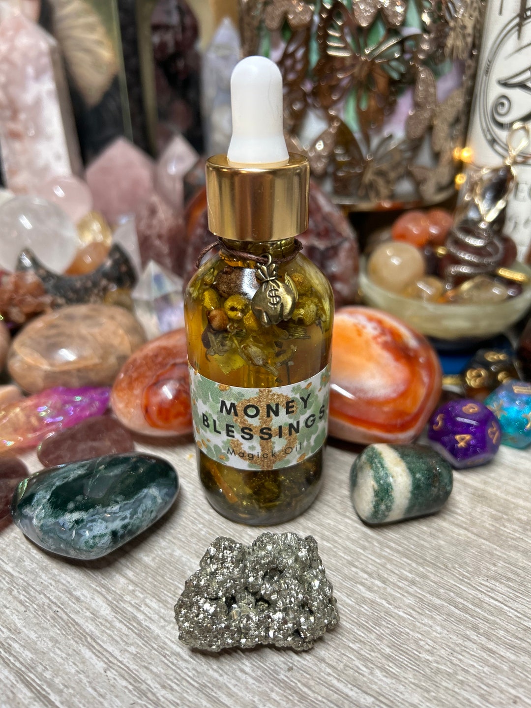 Money Blessings Magick Oil | Money Drawing Oil | Money Attraction ...