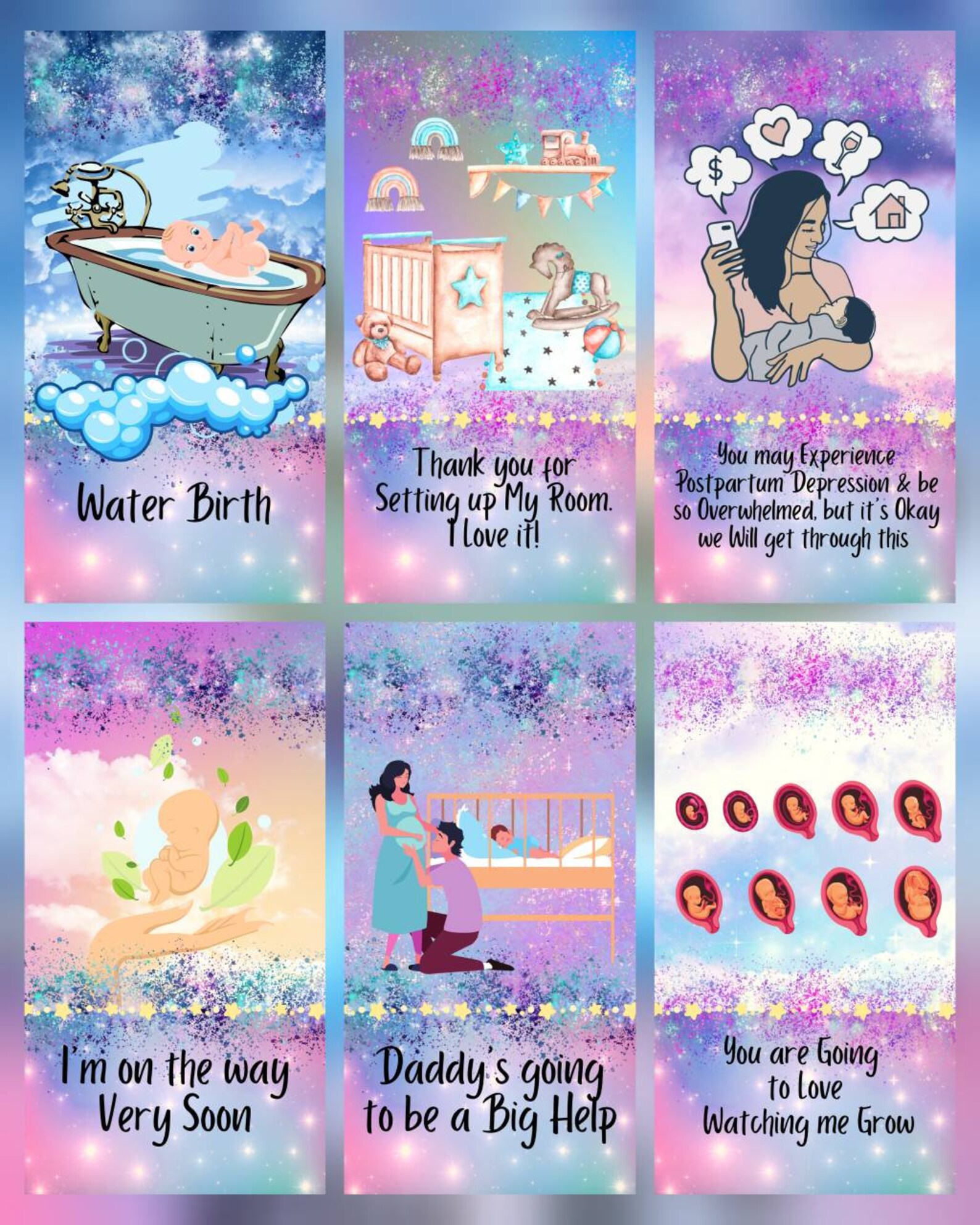 Spirit Baby Oracle Pregnancy Cards Baby Deck 2nd Edition - Etsy
