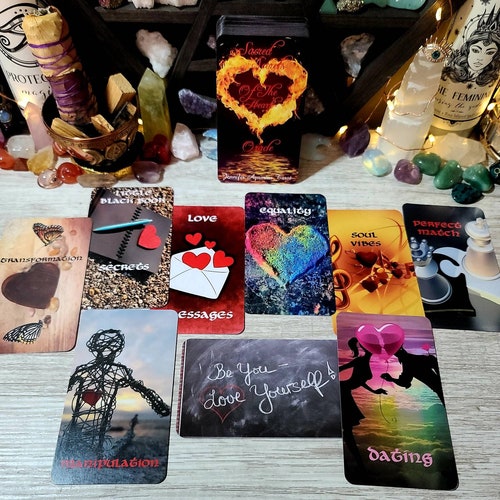 The Untold Truths of the Heart Oracle Deck 75 Cards | Etsy