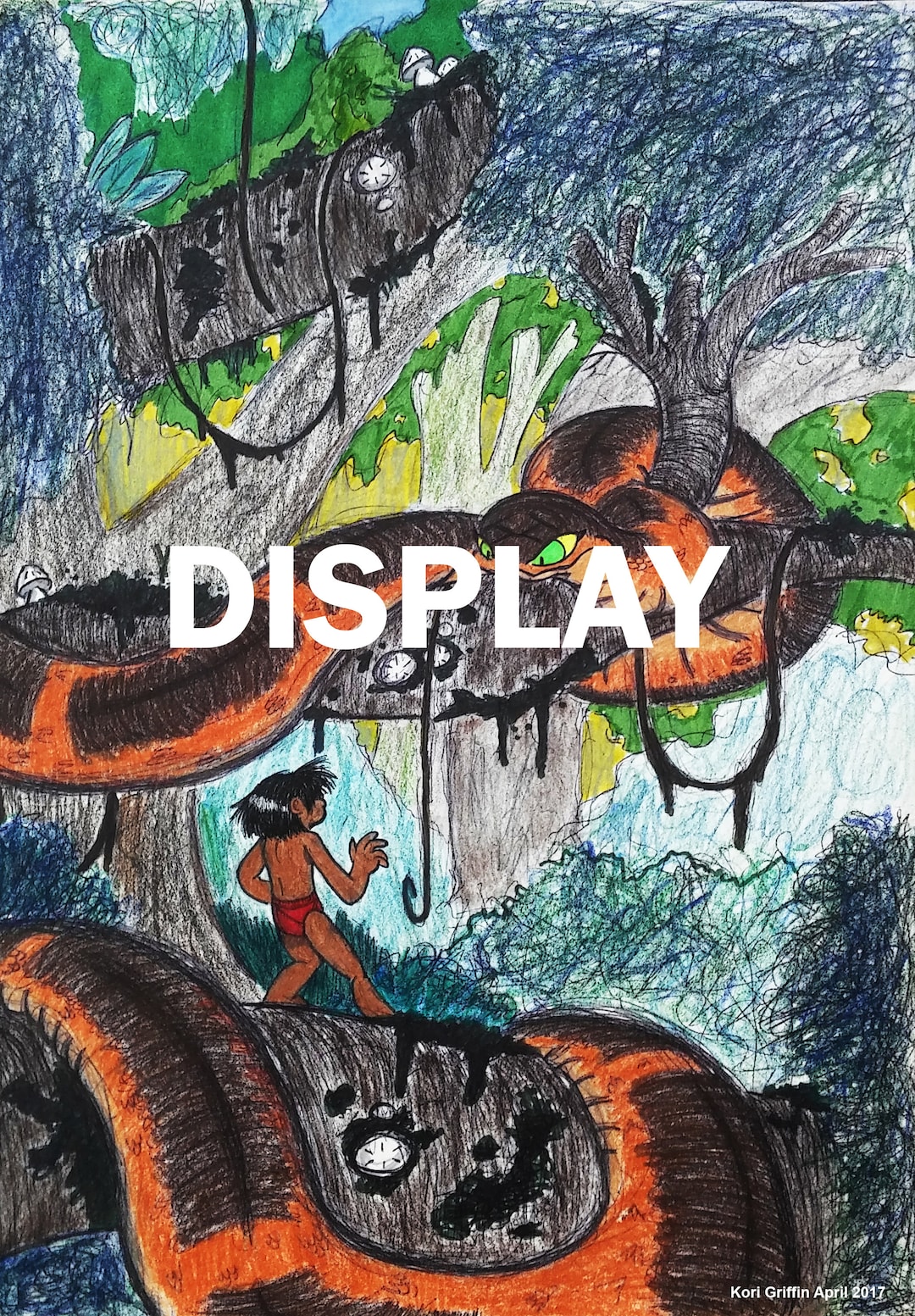 Kaa Illustration (art, Illustration, Decoupage, Poster, Sketch, Comics ...