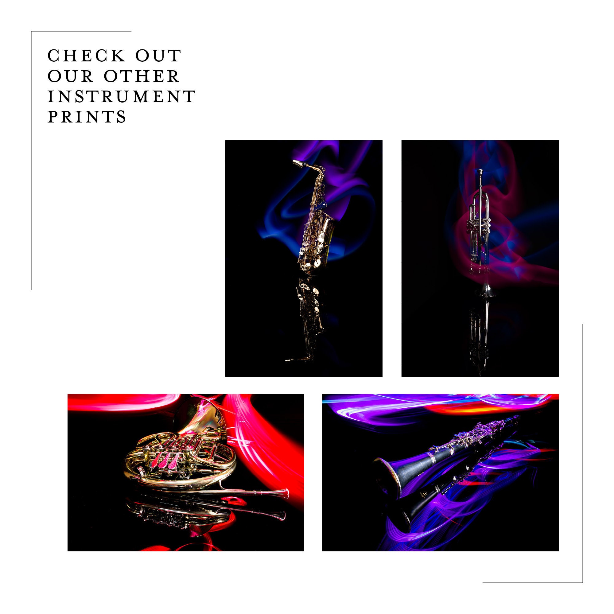 Red and Blue Trombone Photo Print | Great Gift for Musicians or as ...