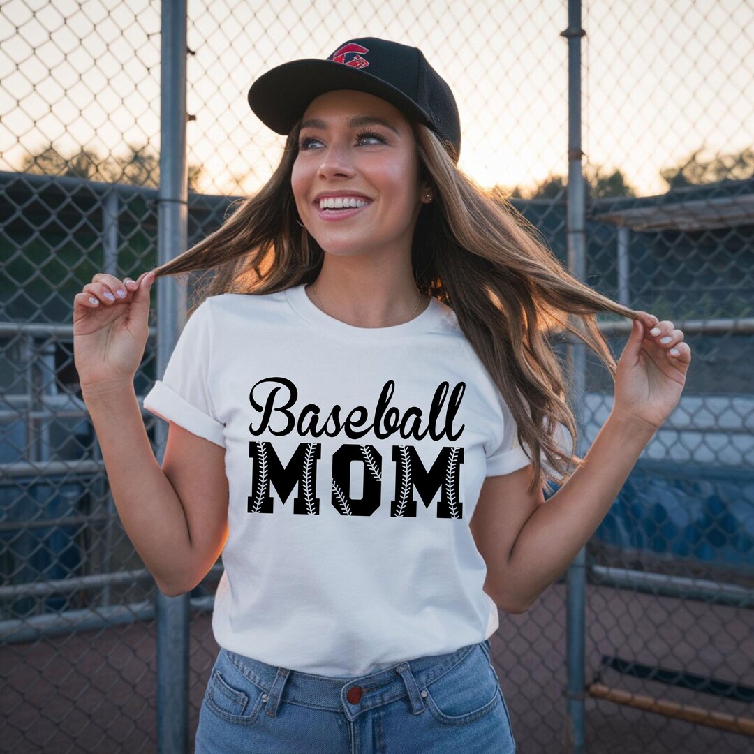 Game Day Mom Shirt Baseball Mom Gift Idea Game Wear Family Shirt ...