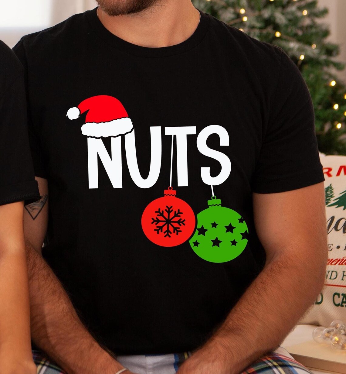 Chest Nuts Christmas Sweatshirts Couples Christmas Shirts Funny Family ...