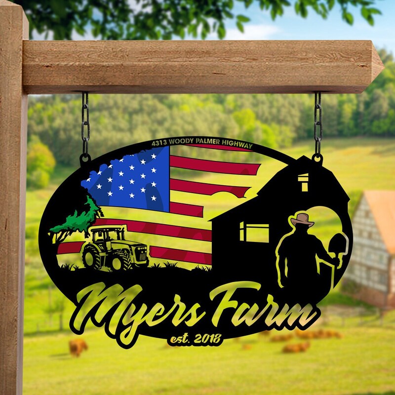 Entrance Farm Sign - Etsy
