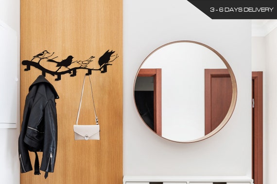 Metal Wall Art for Entryway Coat Rack Wall Mounted Coat Racks - Etsy