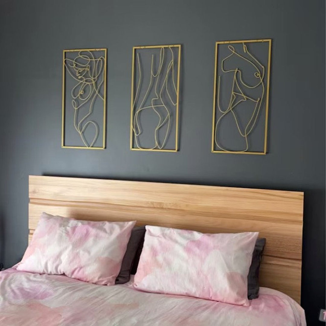 Female Body Metal Wall Art: Textured Modern Home Decor - Etsy