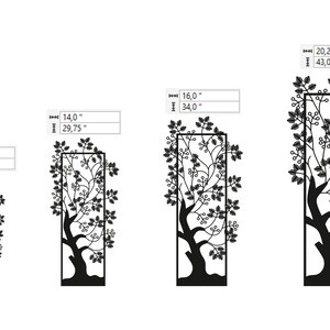 Ivy Tree Tree Themed Metal Wall Decor Texture Paint Metal - Etsy