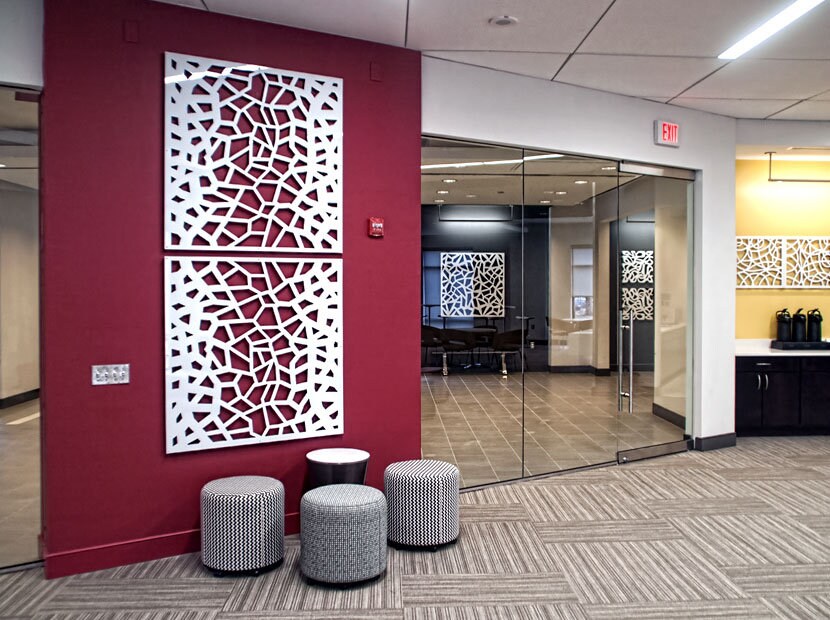 Honeycomb braided privacy panel aluminum decorative screen | Etsy