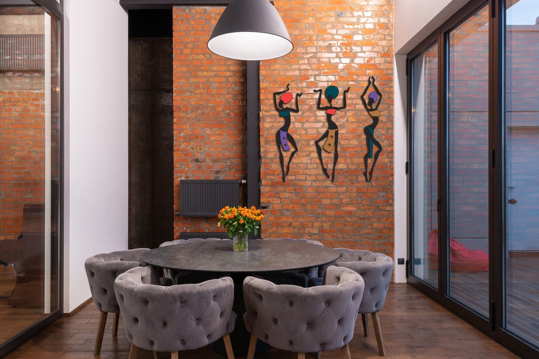 African American Metal Wall Art Colorful Metal Wall Decor - Etsy