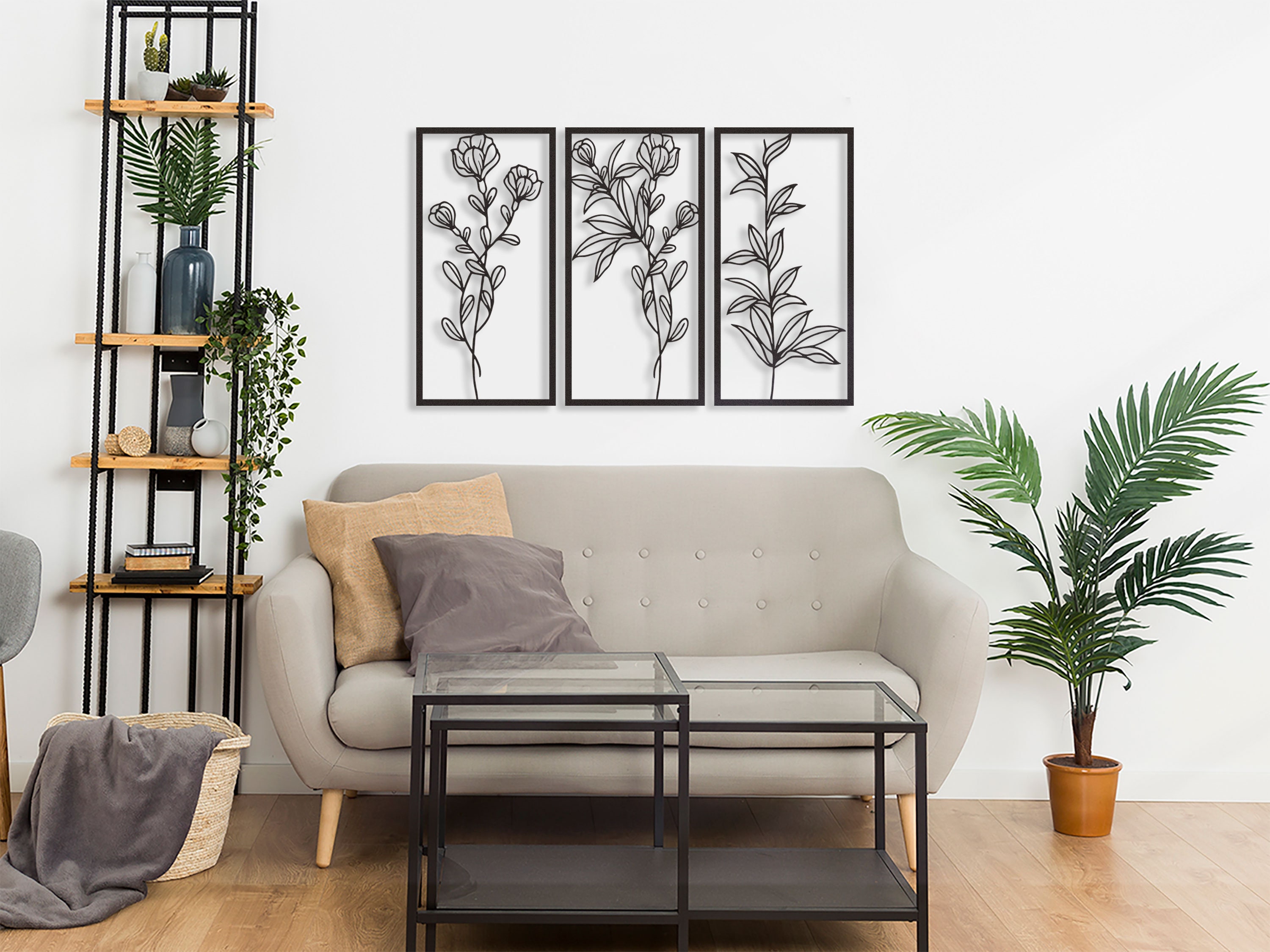 Metal Flower Patterns on the Wall Metal Wall Decor Texture - Etsy