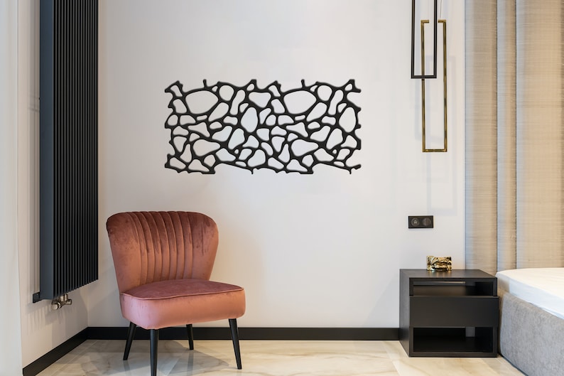 Giraffe Pattern Metal Wall Decor Pattern Style Metal Art - Etsy