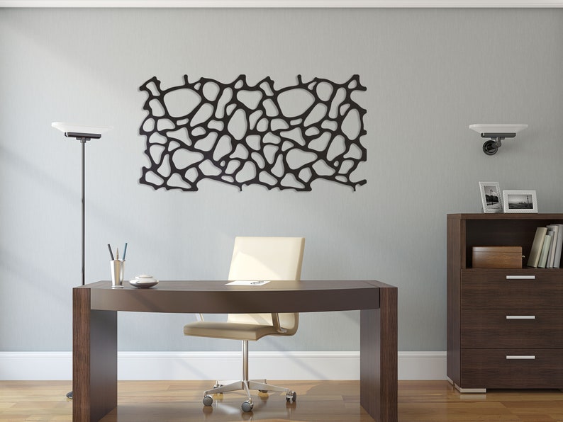 Giraffe pattern metal wall decor pattern style metal art | Etsy