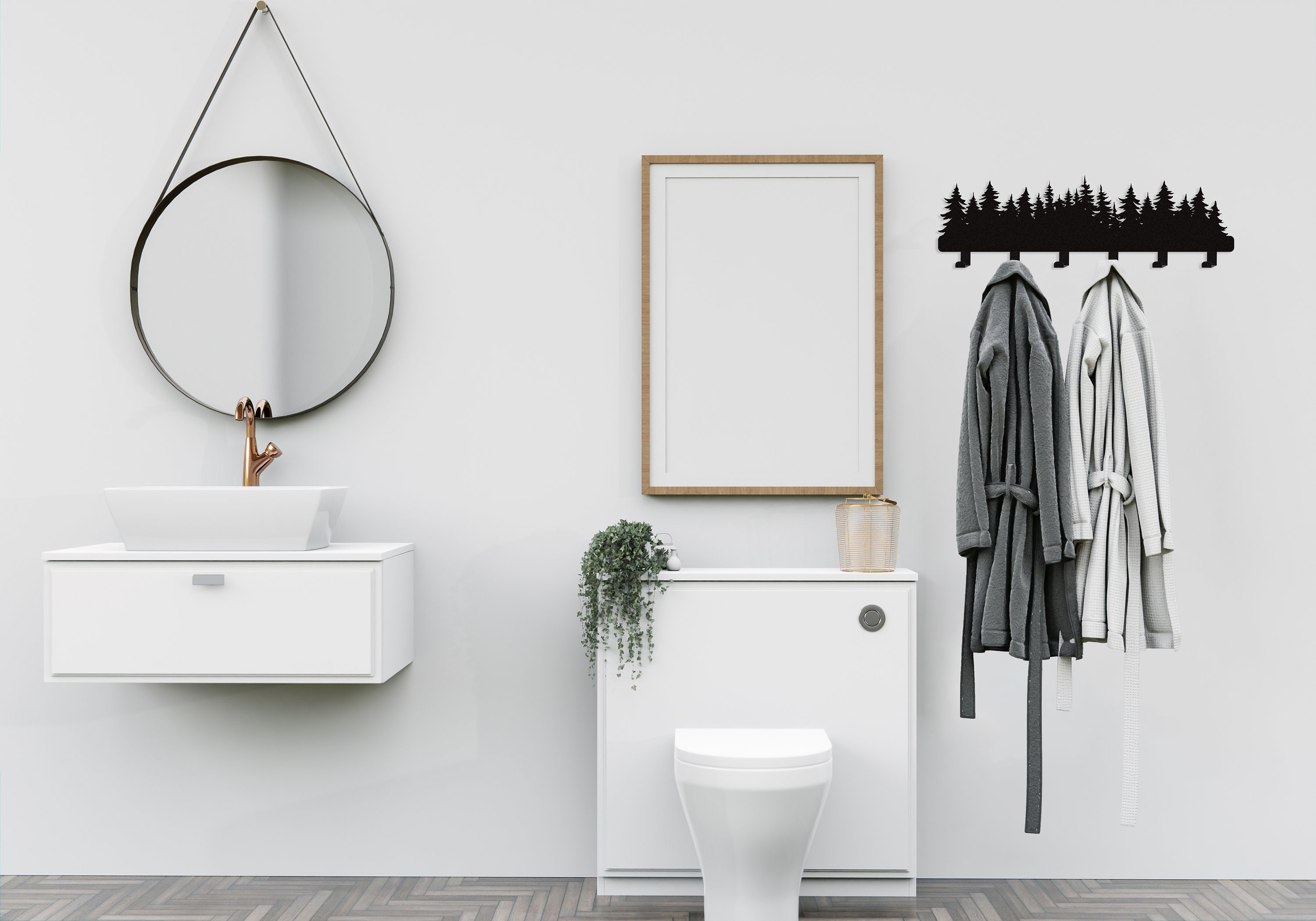 Tree Wall Mounted Coat Rack Coat Racks, Metal Wall Art for Entryway ...