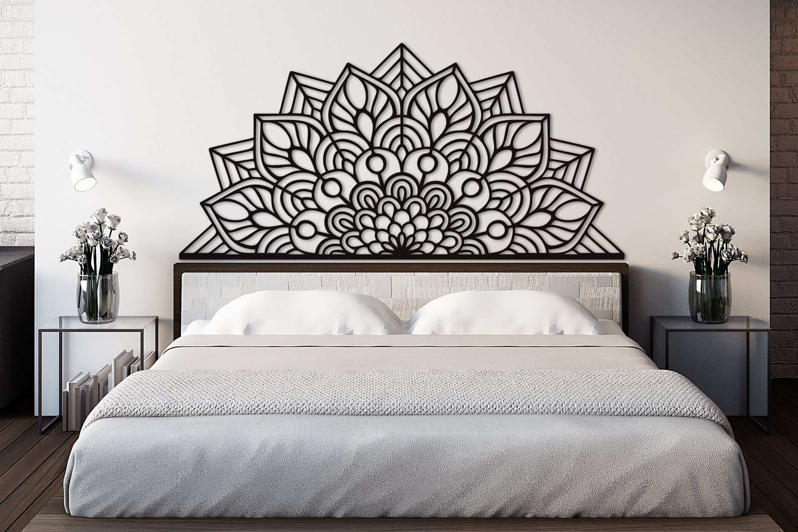 XL Metal Mandala Decor Metal Mandala Wall Art Wall Decor | Etsy