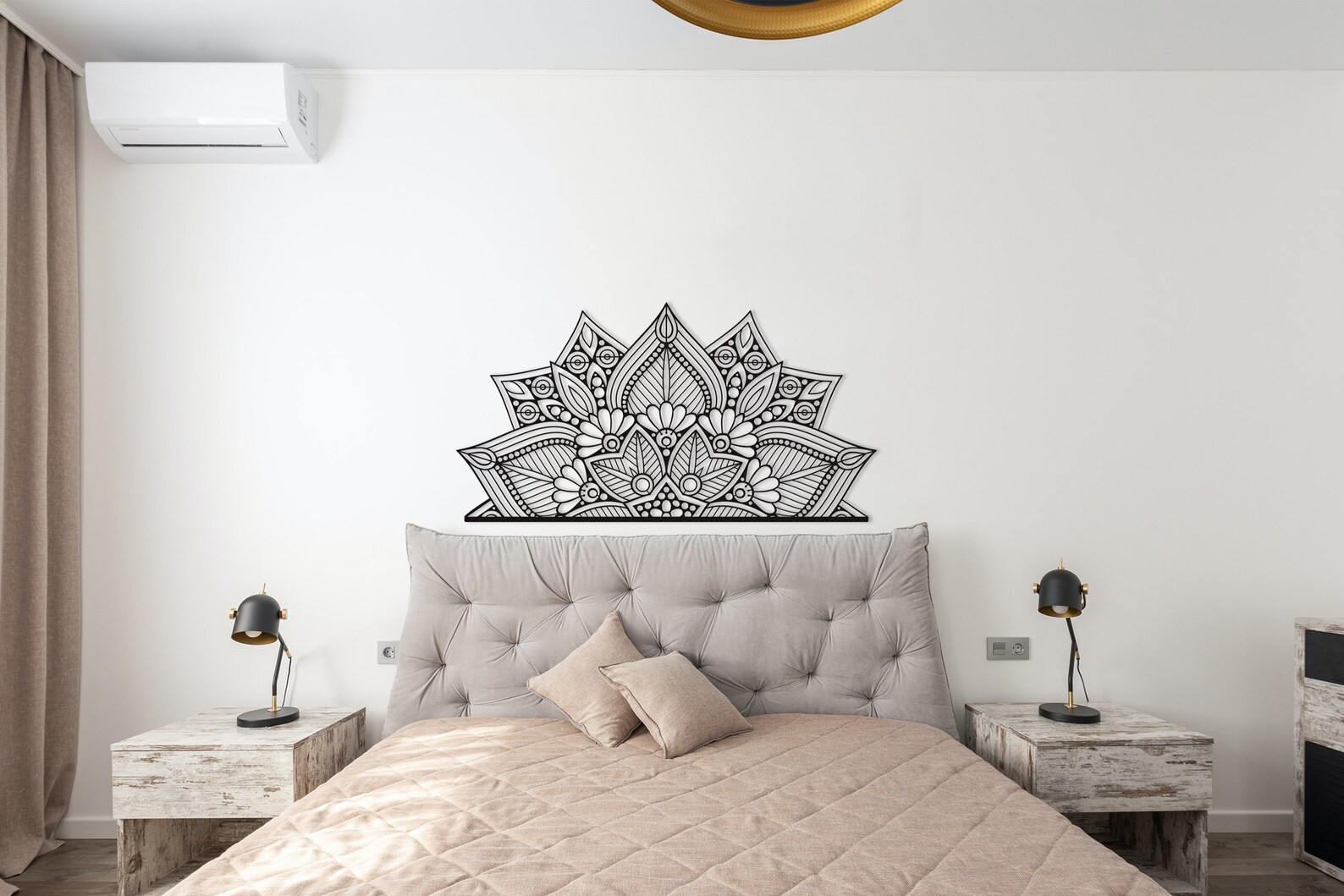 XL Metal Mandala Decor Metal Mandala Wall Art Wall Decor | Etsy