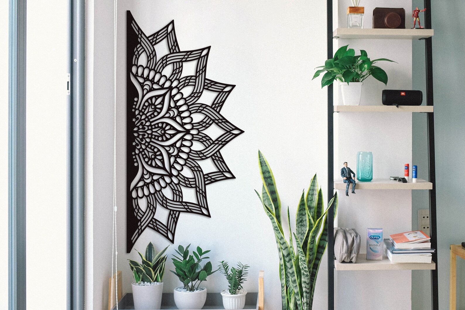 XL Metal Mandala Decor, Metal Mandala Wall Art, Wall Art, Metal Wall ...