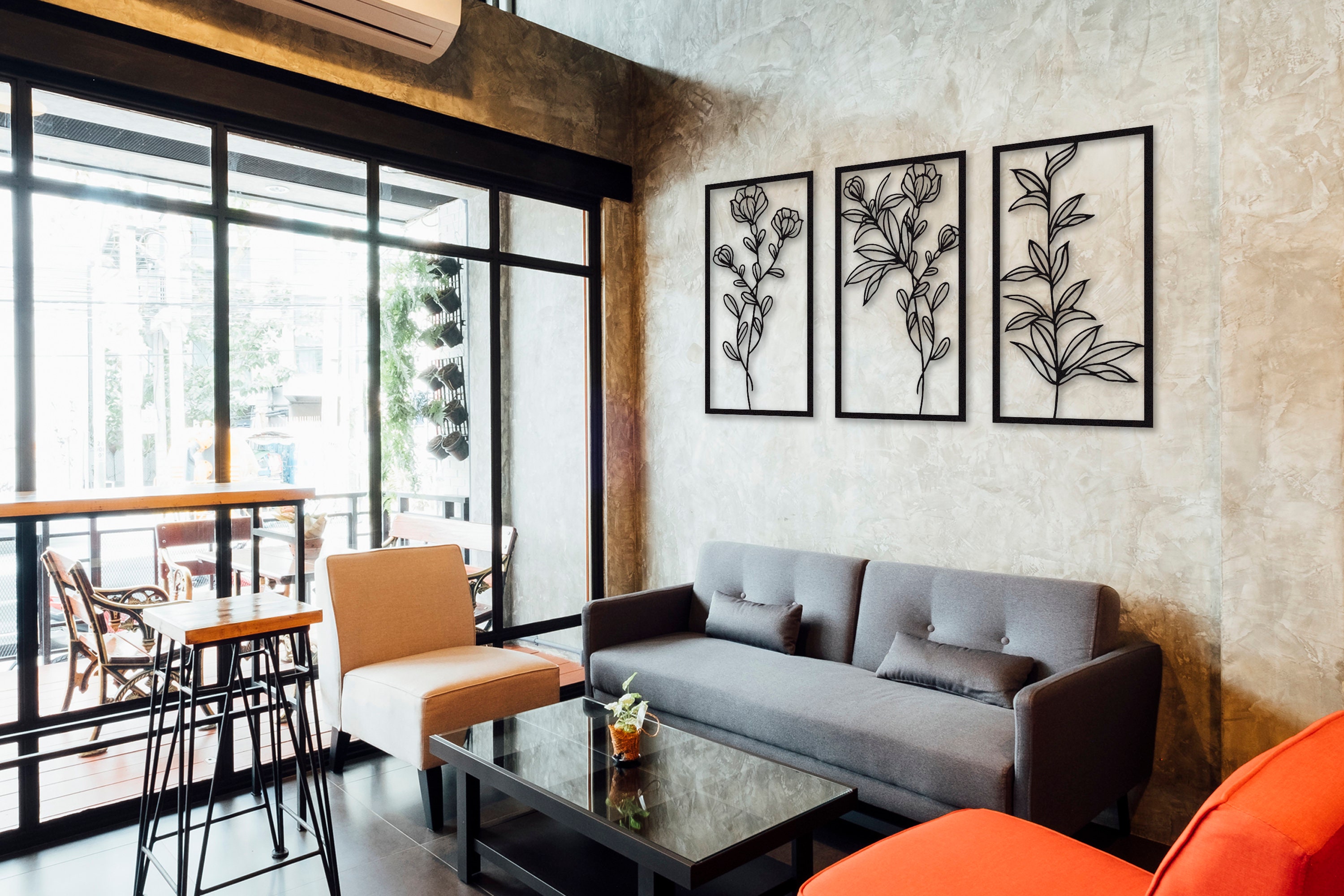 Metal Flower Patterns on the Wall Metal Wall Decor Texture - Etsy