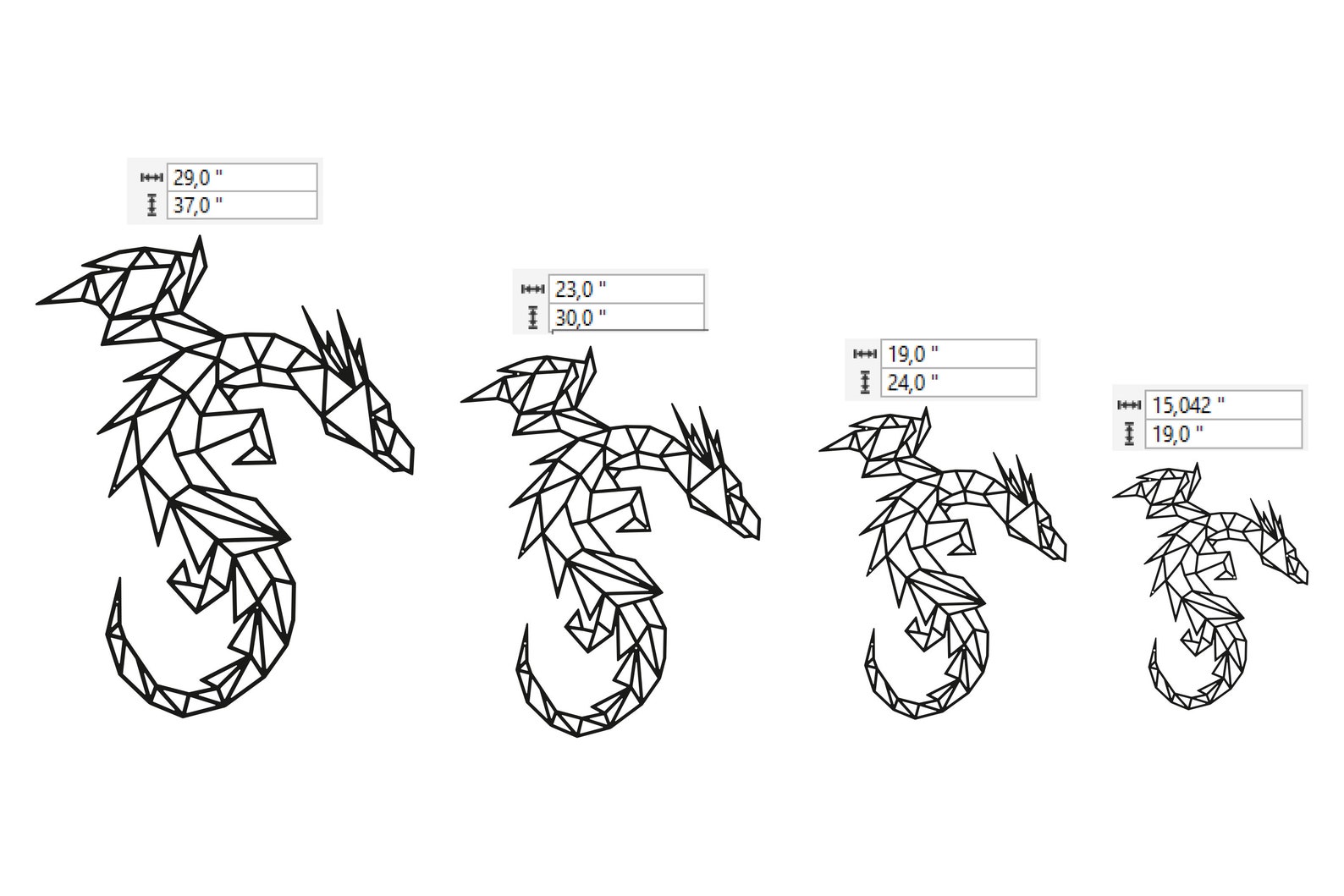 Dragon Metal Wall Decor Draco Texture Paint Style - Etsy