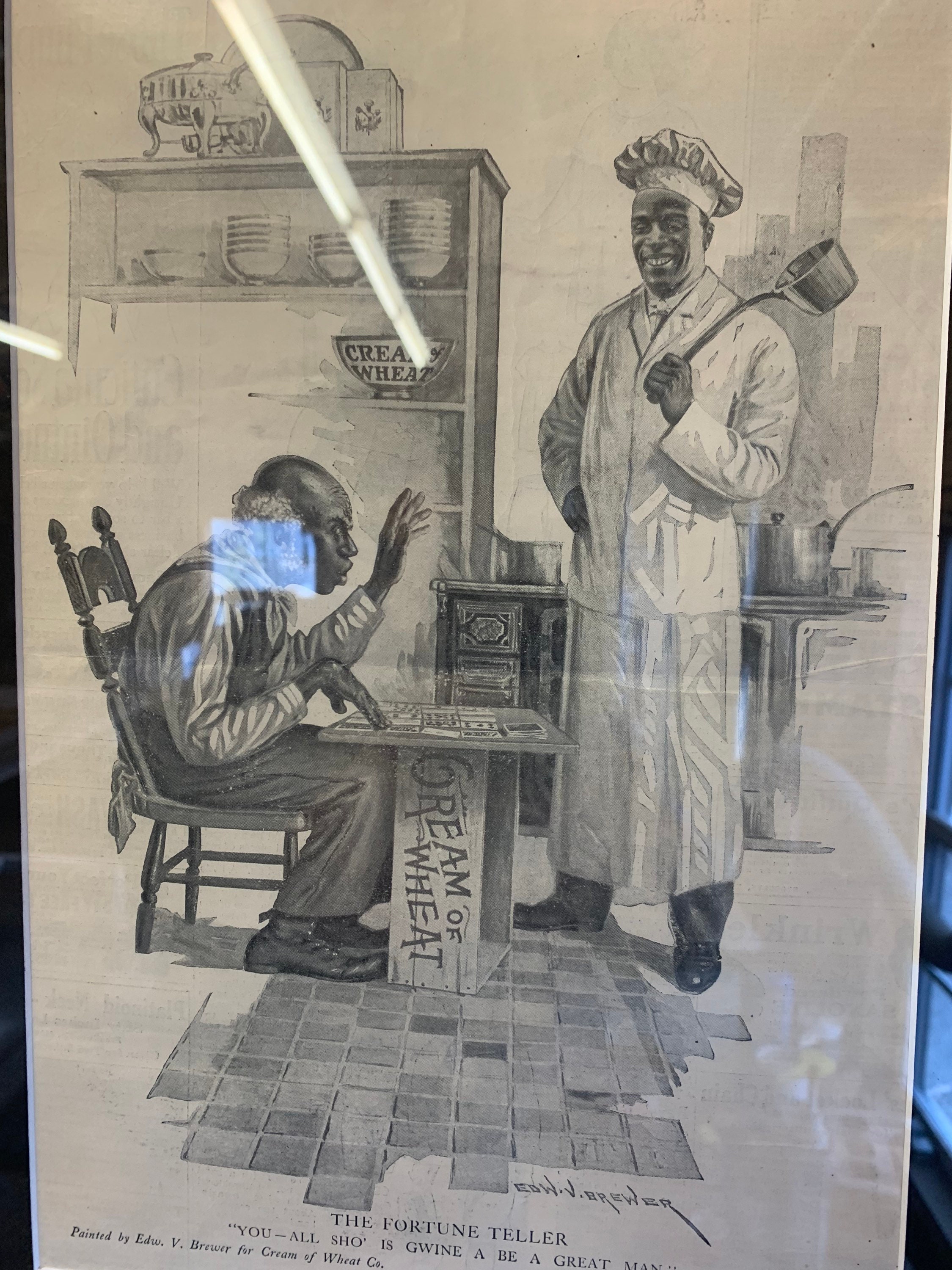 Authentic 1914 Cream of Wheat “the Fortune Teller” Advertisement ...