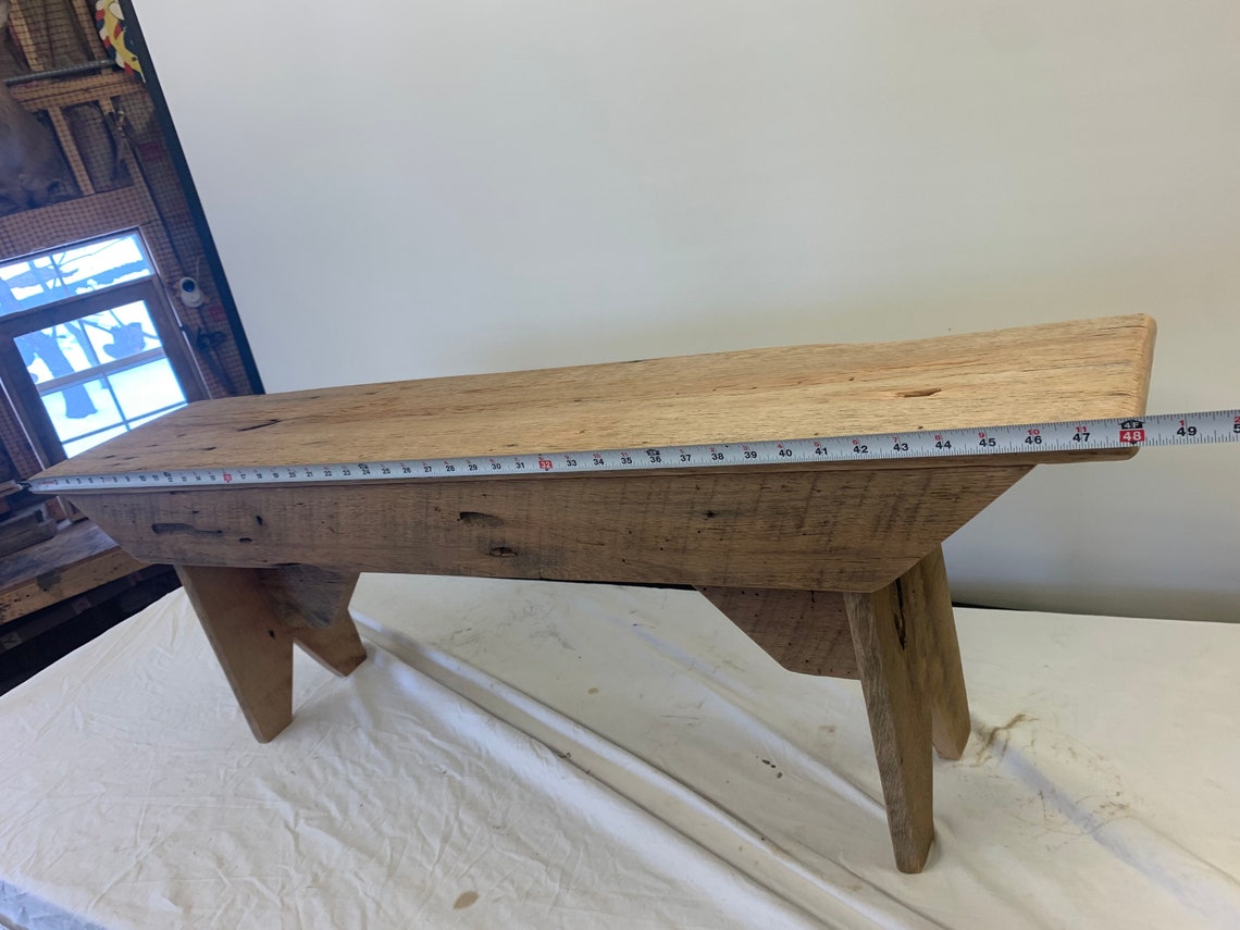 Handmade Antique Replica 1800s Barnwood Farm Bench - Etsy