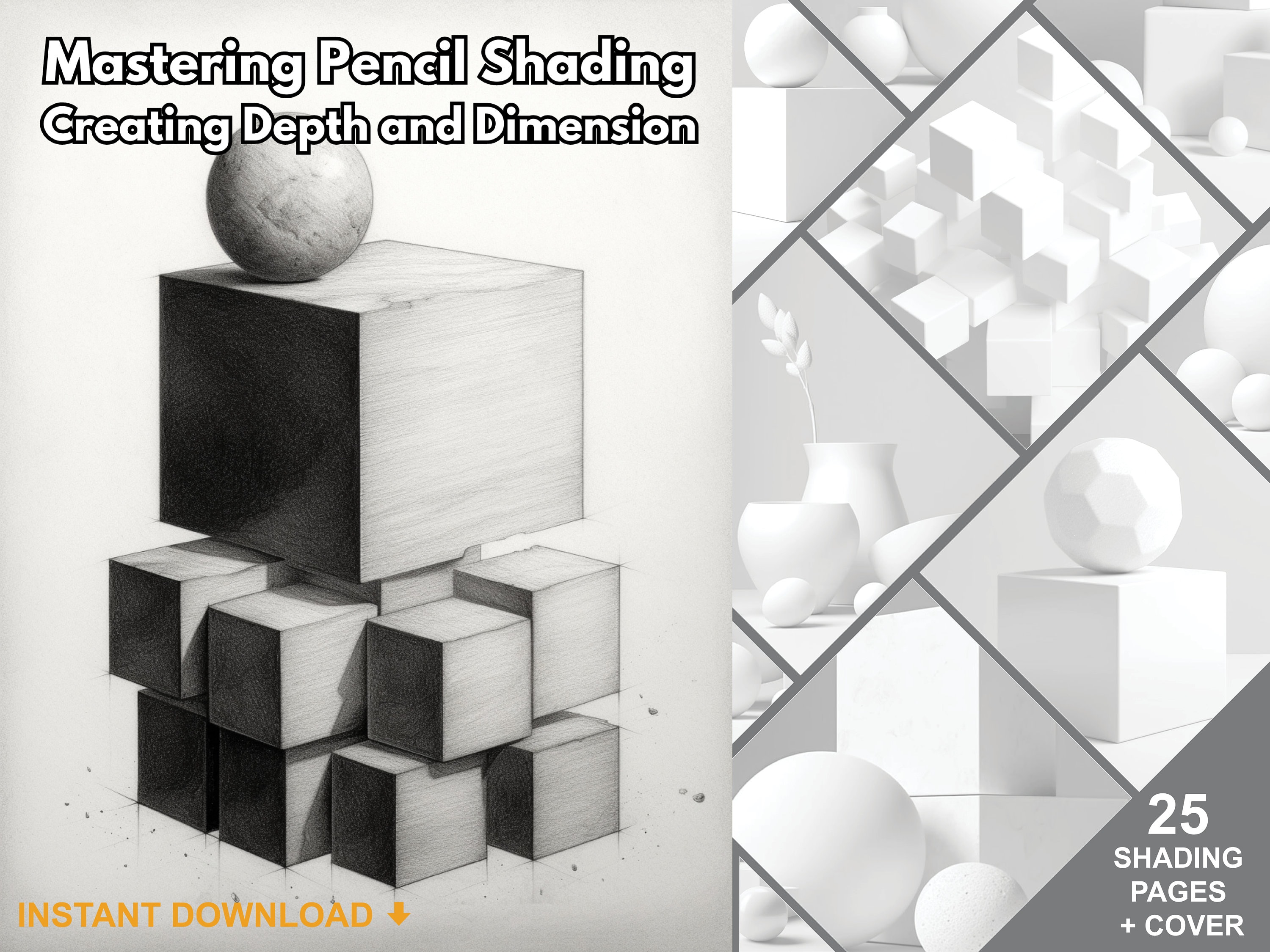 Mastering Pencil Shading Depth and Dimension 25 Imaginative Shading ...