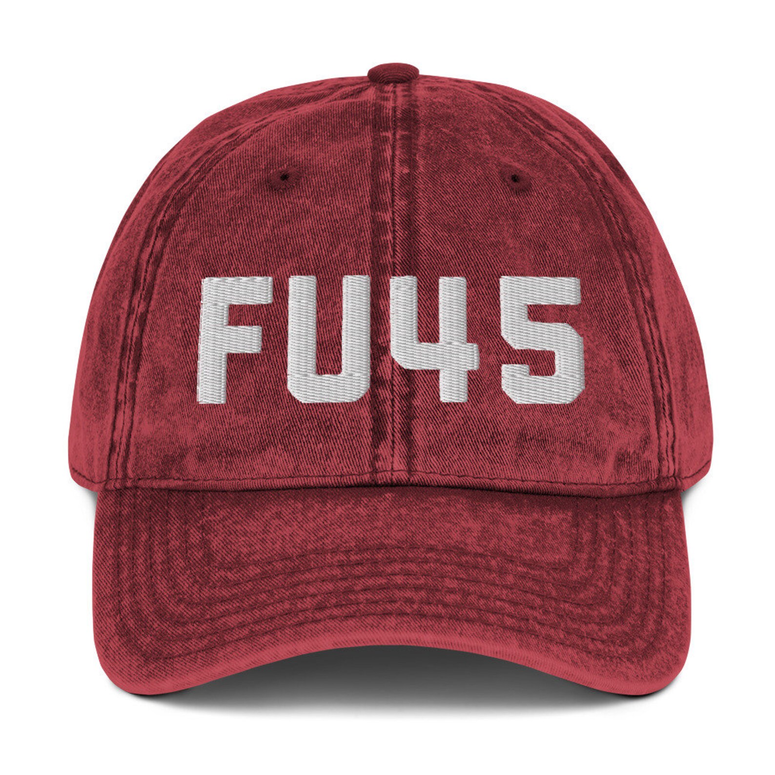 FU45 Funny Trump Vintage Baseball Hat - Etsy