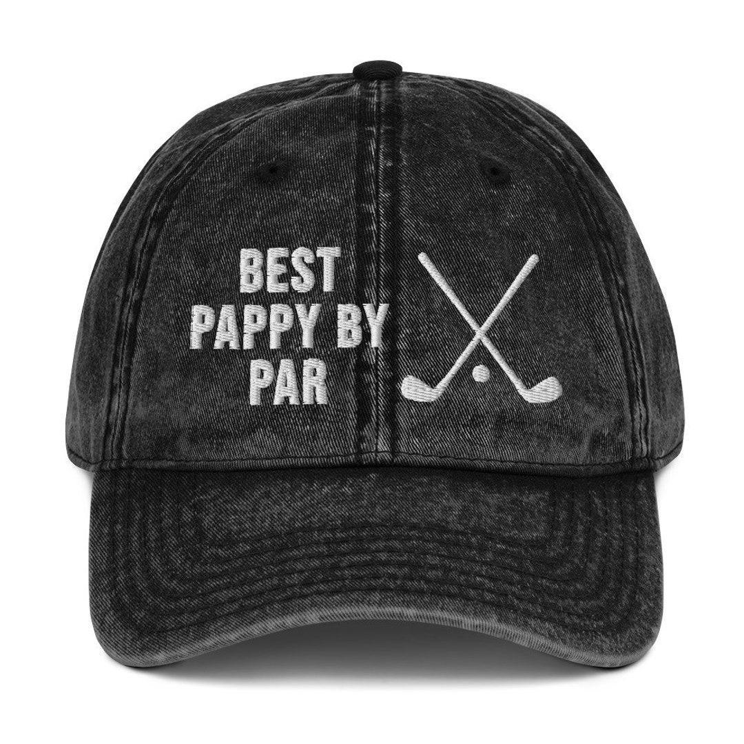 Best Pappy by Par, Funny Golf Grandpa Vintage Baseball Hat - Etsy