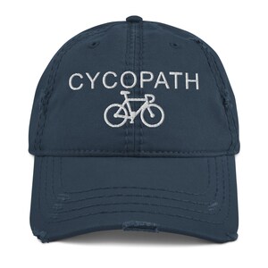 Cycopath, Funny Biker, Bicycle, Cyclist Gift Distressed Baseball Hat - Etsy