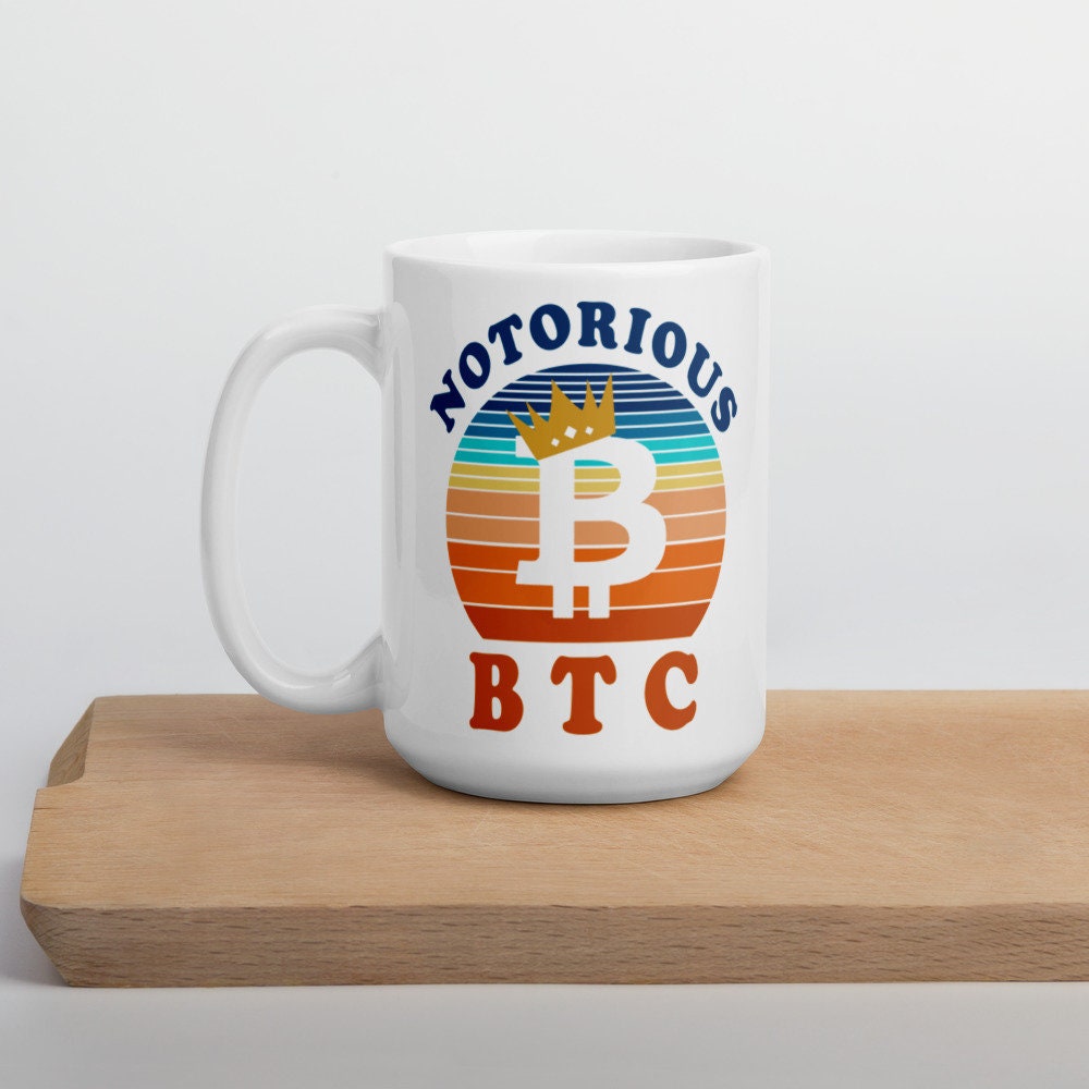 Notorious BTC Bitcoin Crypto Digital Currency Mug - Etsy