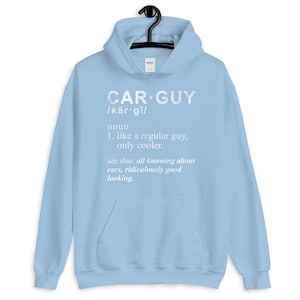 Car Guy Definition, Gear Head Funny Hoodie - Etsy