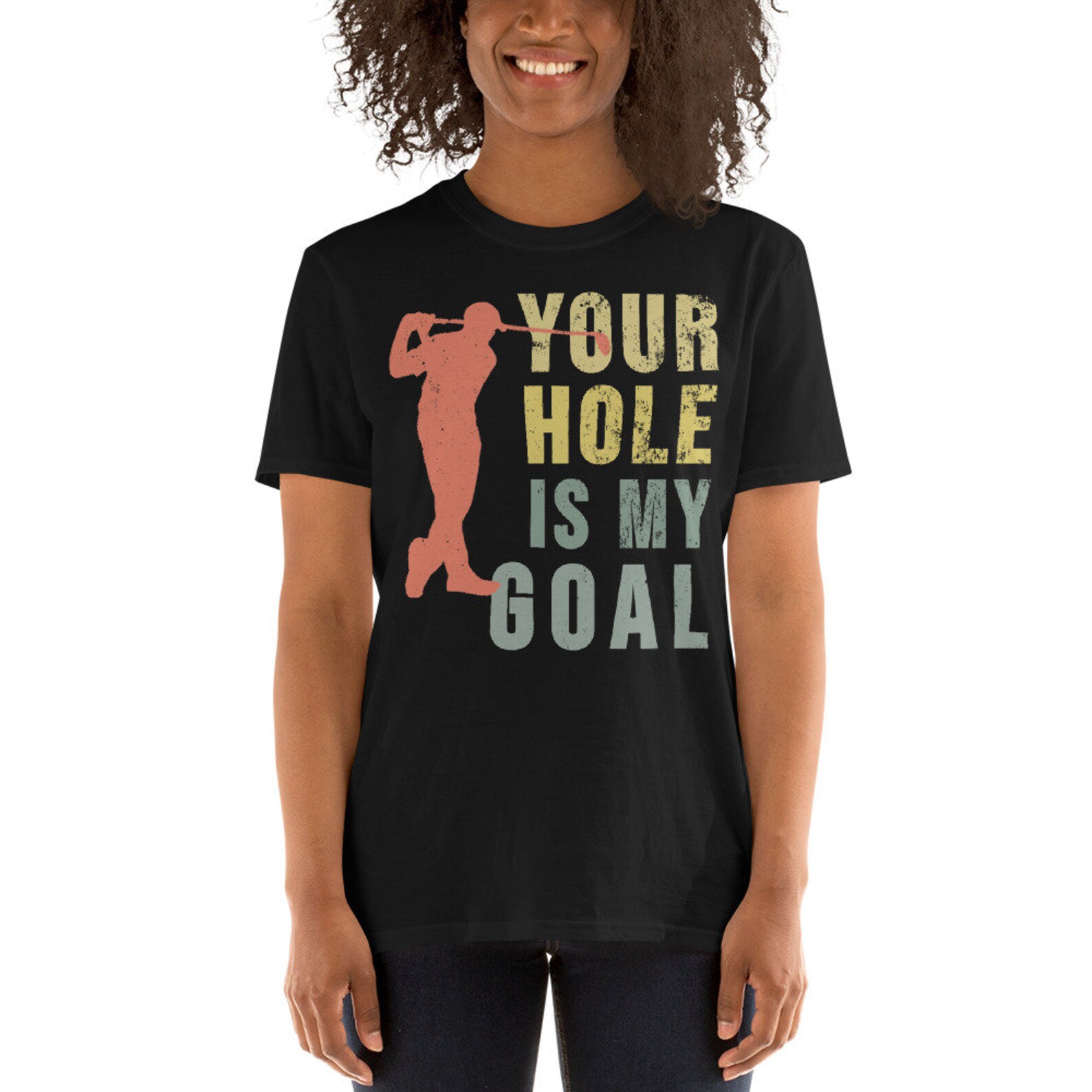 Your Hole Is My Goal Tshirt Funny Golfer Shirt Equivocal | Etsy
