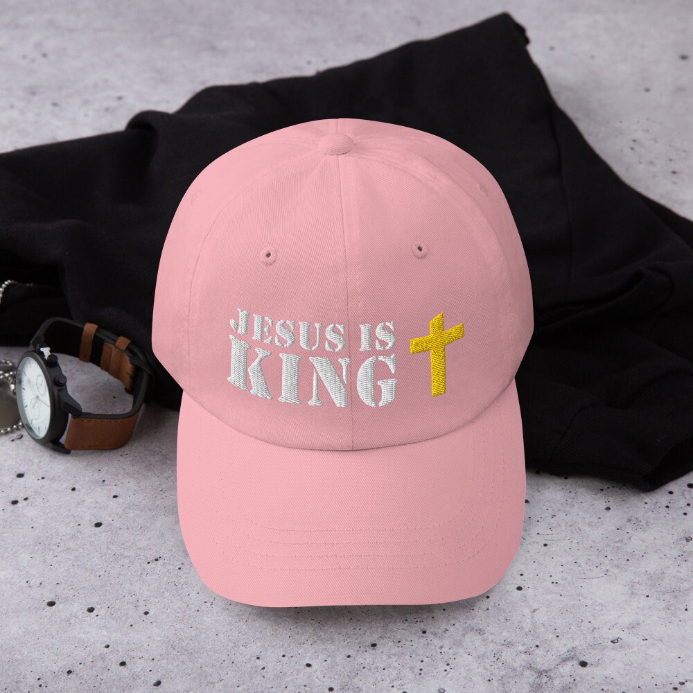Jesus Is King Christ Christian Baseball Hat | Etsy