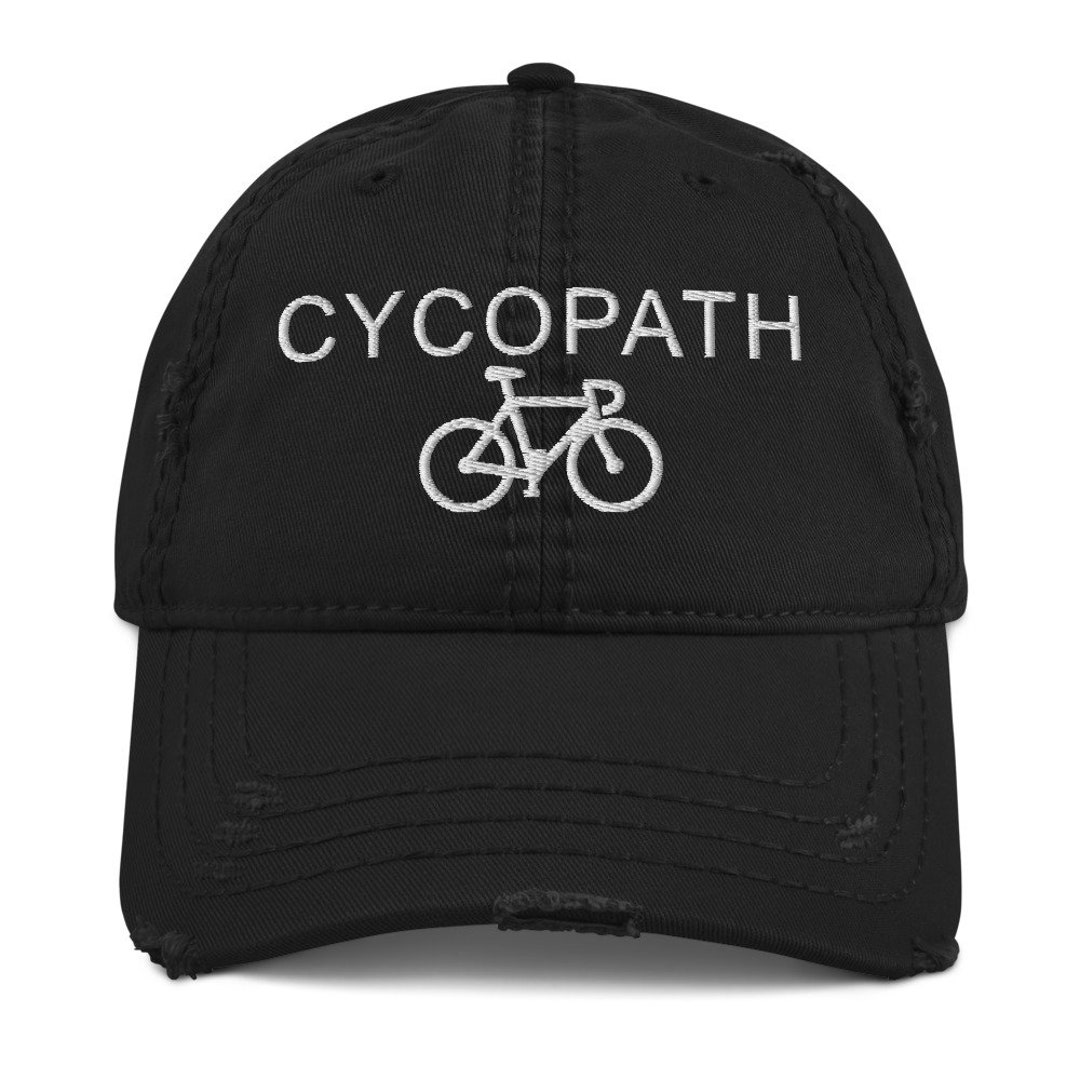 Cycopath, Funny Biker, Bicycle, Cyclist Gift Distressed Baseball Hat - Etsy
