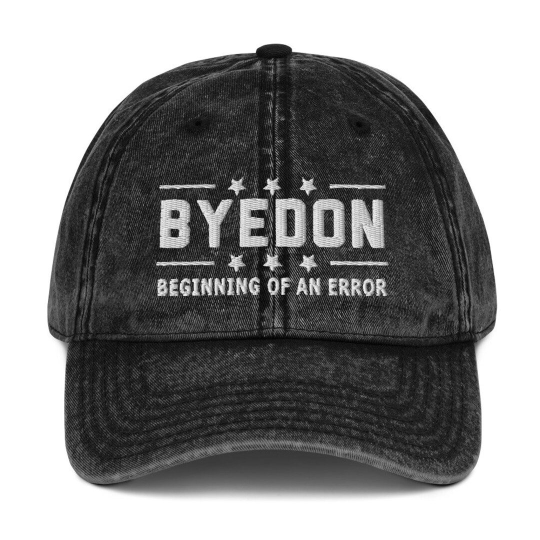 Byedon Beginning of an Error Inauguration Biden Harris Vintage Baseball ...