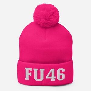 FU46 Funny Sarcastic Republicans Democrats Pom-pom Beanie - Etsy