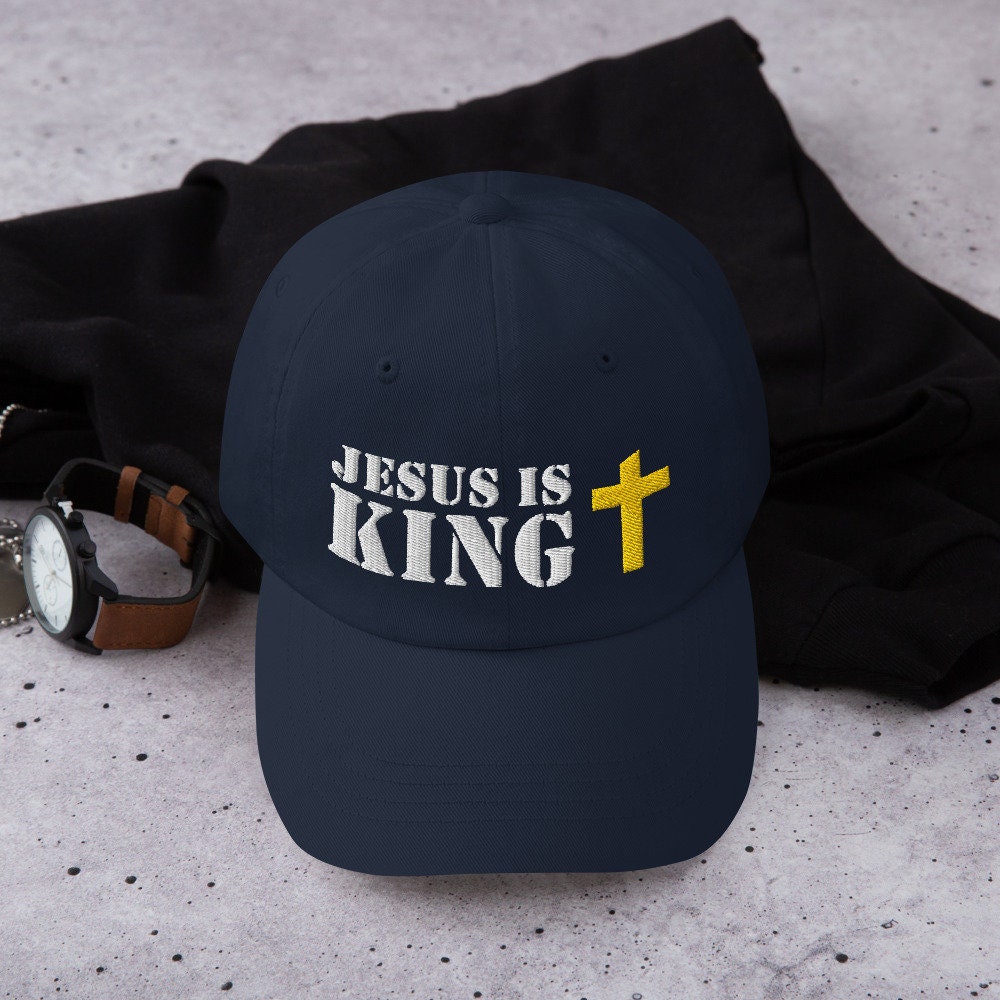 Jesus Is King Christ Christian Baseball Hat | Etsy