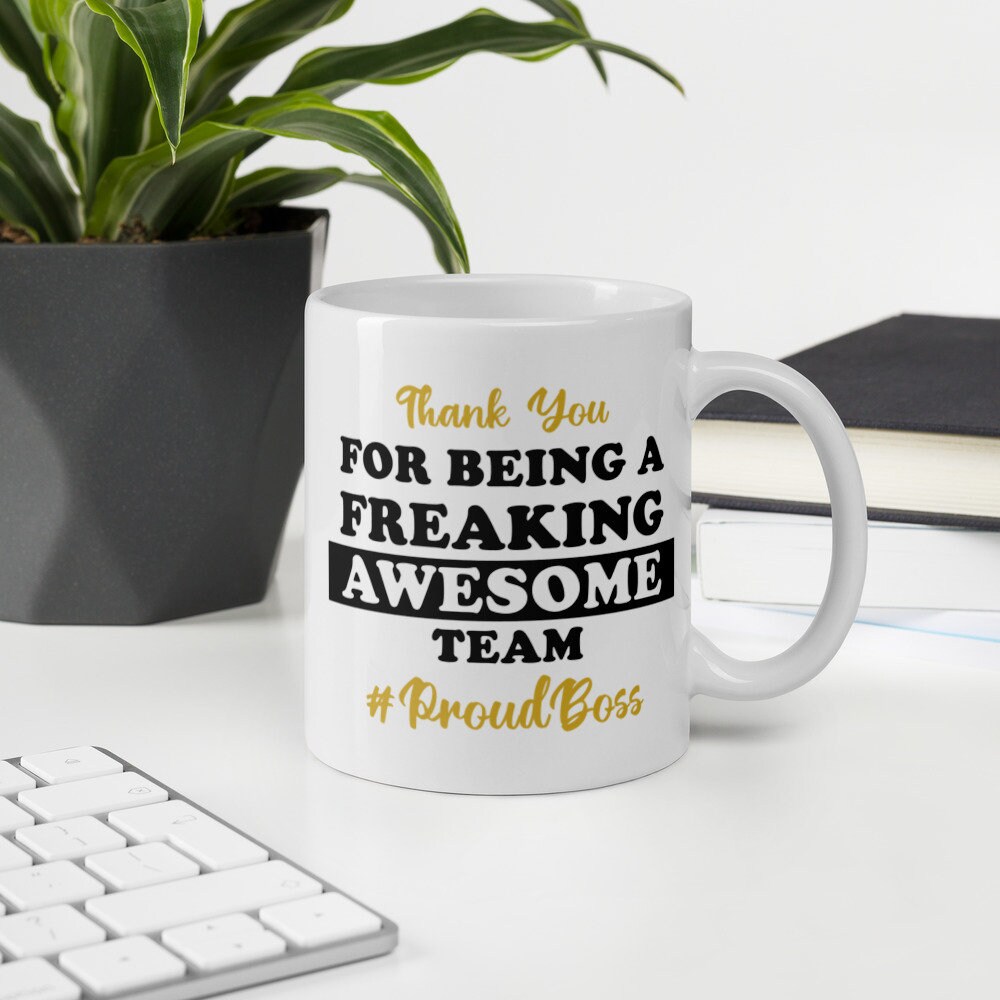 Thank You Freaking Awesome Team Employee Appreciation Boss Day - Etsy