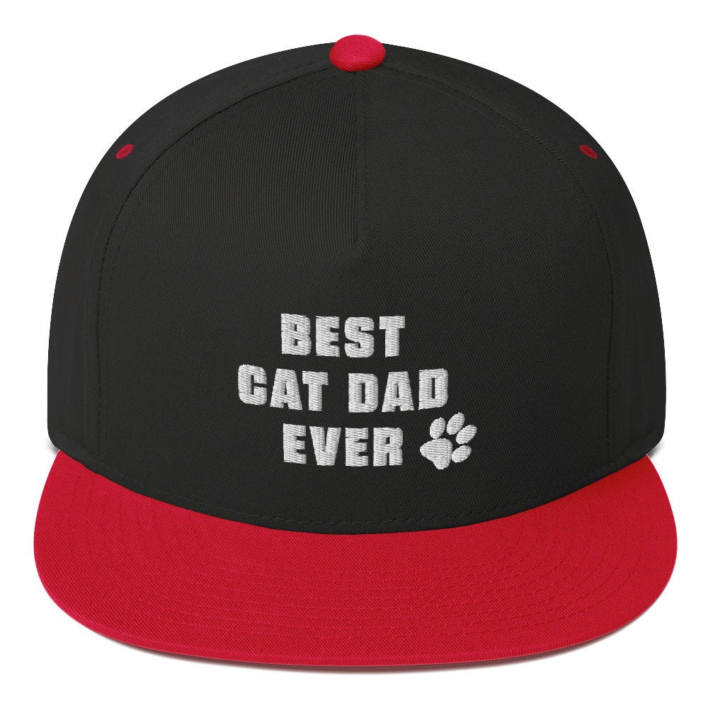 Mens Best Cat Dad Ever Snapback Hat Funny Cat Dad Father - Etsy
