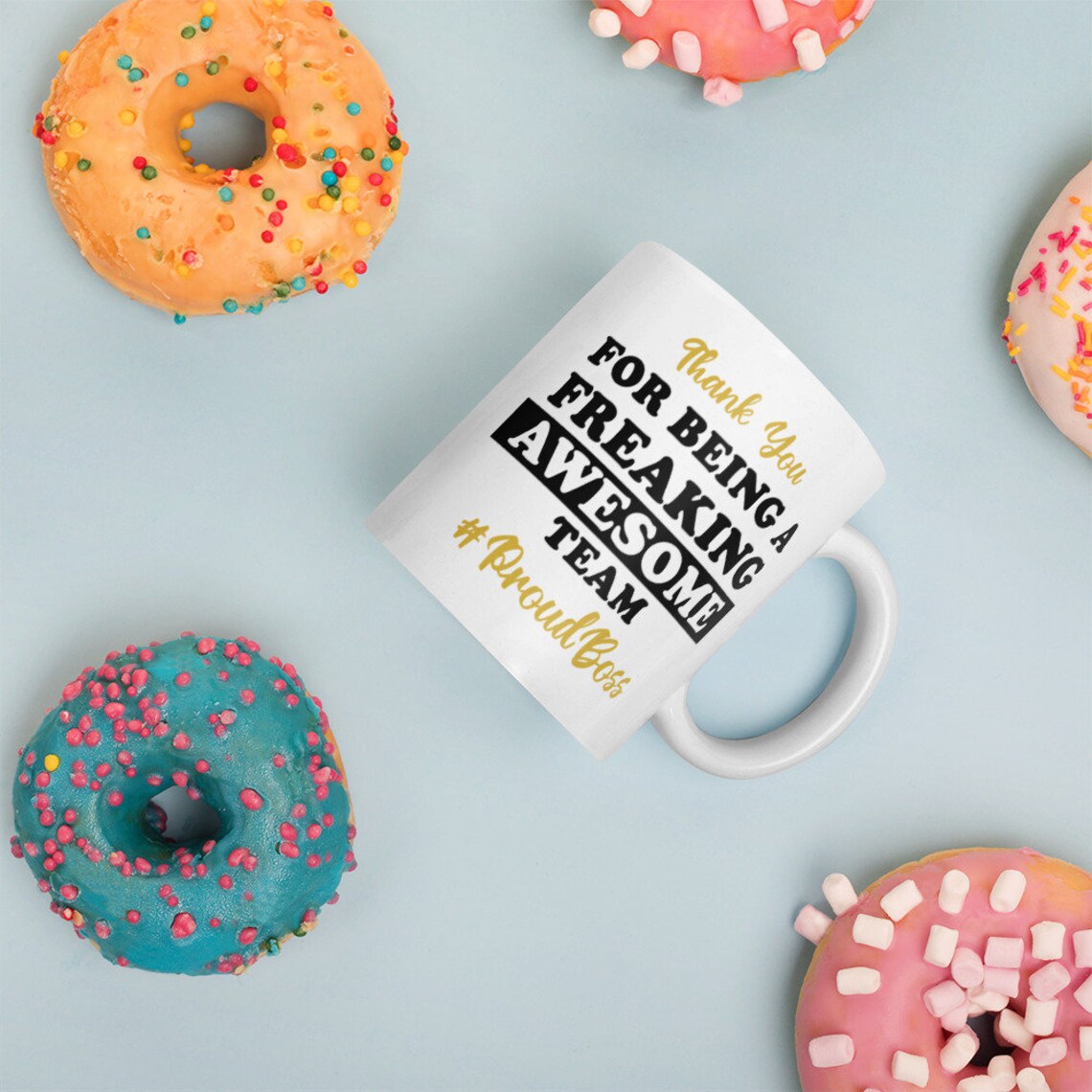 Thank You Freaking Awesome Team Employee Appreciation Boss Day - Etsy