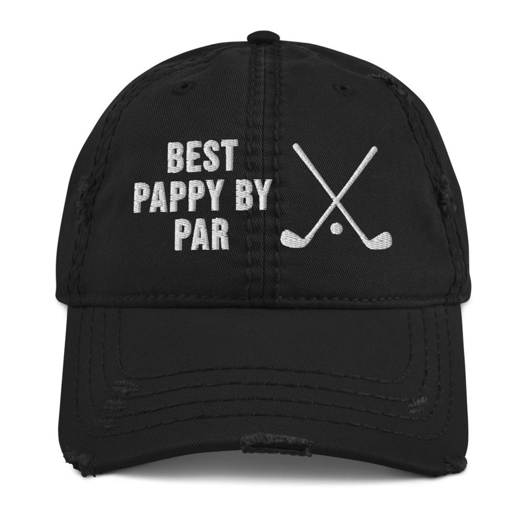 Best Pappy by Par, Funny Golf Grandpa Distressed Baseball Hat - Etsy