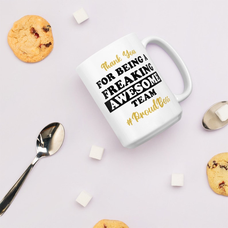 Thank You Freaking Awesome Team Employee Appreciation Boss Day - Etsy