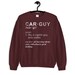 Car Guy Definition, Gear Head Funny Sweatshirt - Etsy