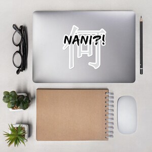 Nani! What? Funny Omae Wa Meme Sticker, Funny Japanese Anime Sticker ...