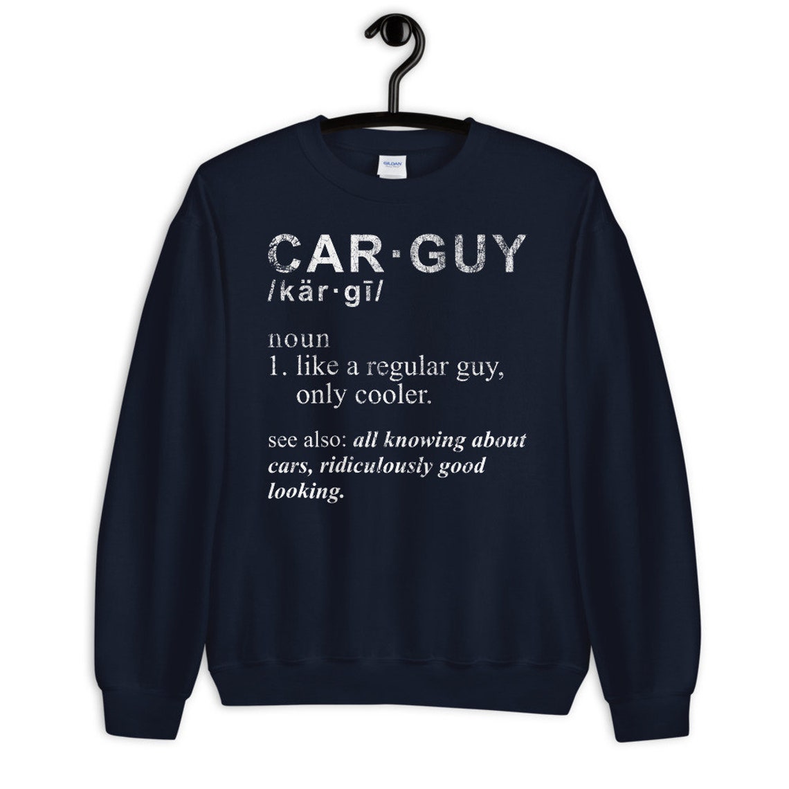 Car Guy Definition, Gear Head Funny Sweatshirt - Etsy