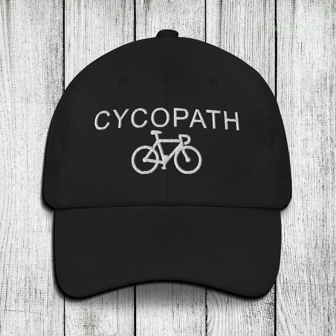 Cycopath Hat | Bicycle Baseball Hat | Funny Biker Hat | Funny Cyclist ...