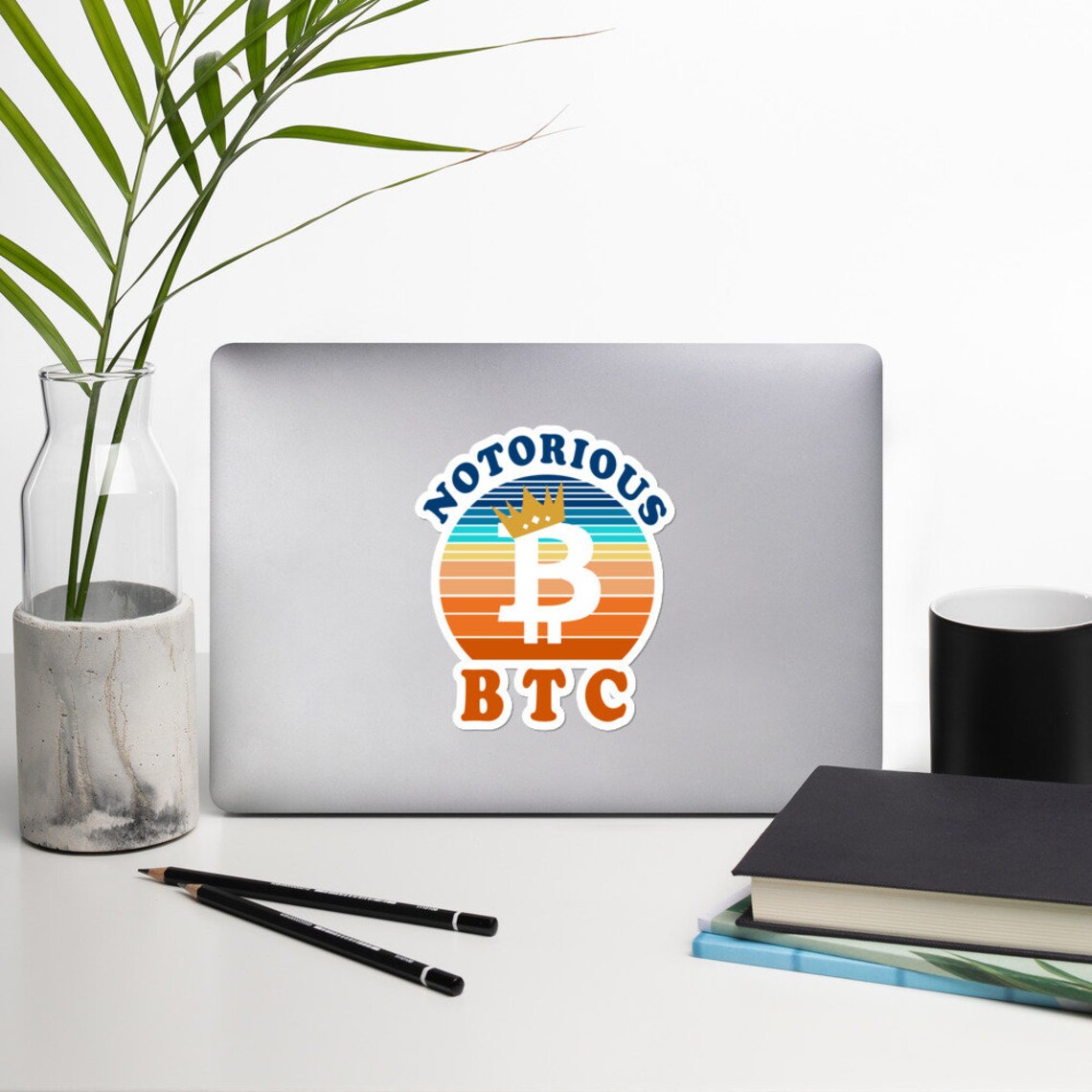 Notorious BTC Bitcoin Crypto Digital Currency Sticker - Etsy