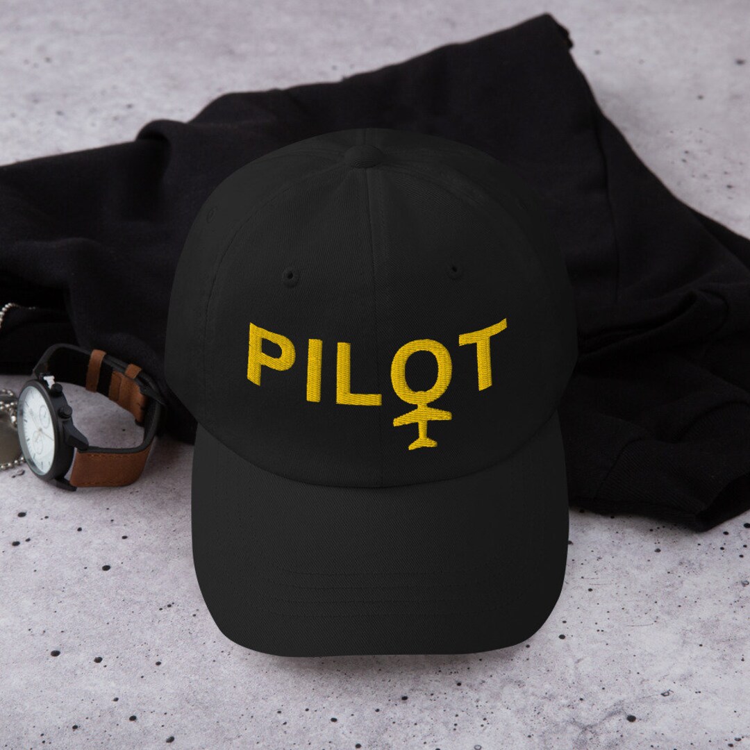 Female Pilot Airline Aviation Baseball Hat - Etsy