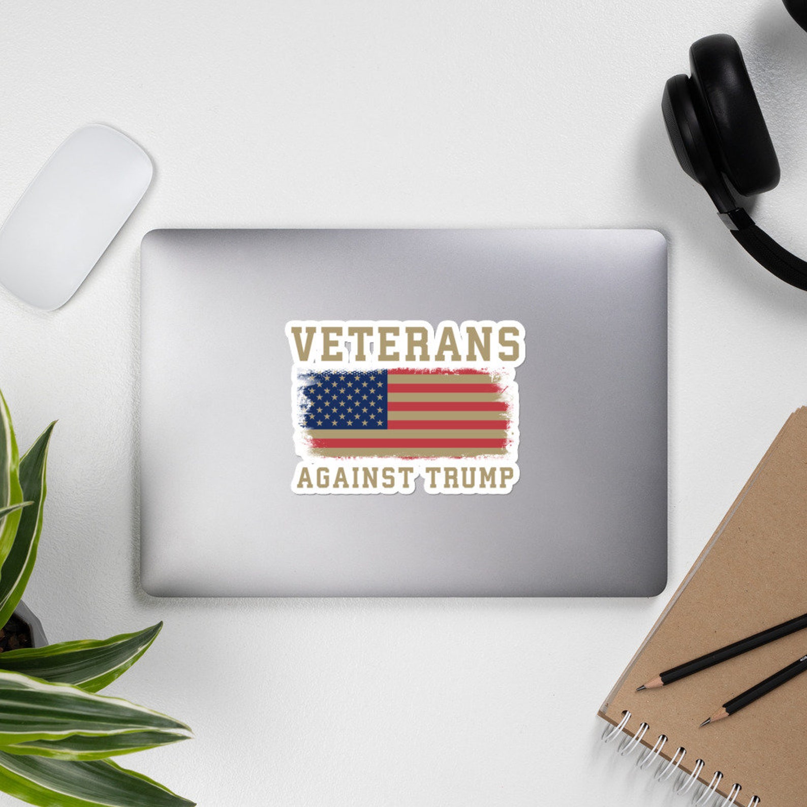 Veterans Against Trump Retro Sticker - Etsy