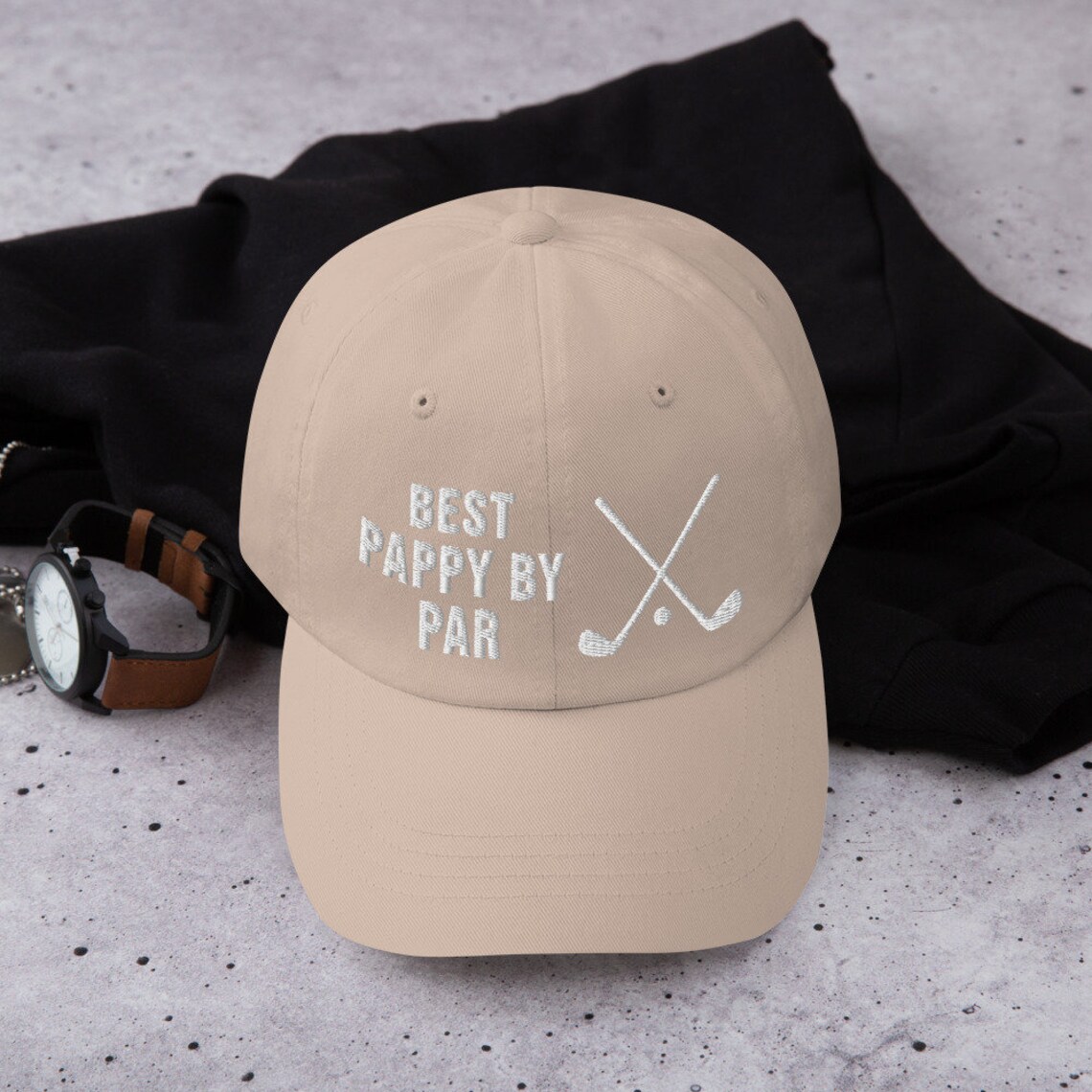 Best Pappy by Par, Funny Golf Grandpa Baseball Hat - Etsy