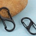 10pcs Metal S-biner Carabiner Clips40mm S Shaped Black Double - Etsy